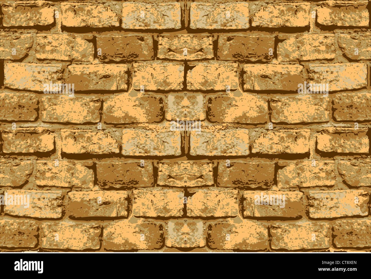 old brick wall pattern vector illustration Stock Photo - Alamy