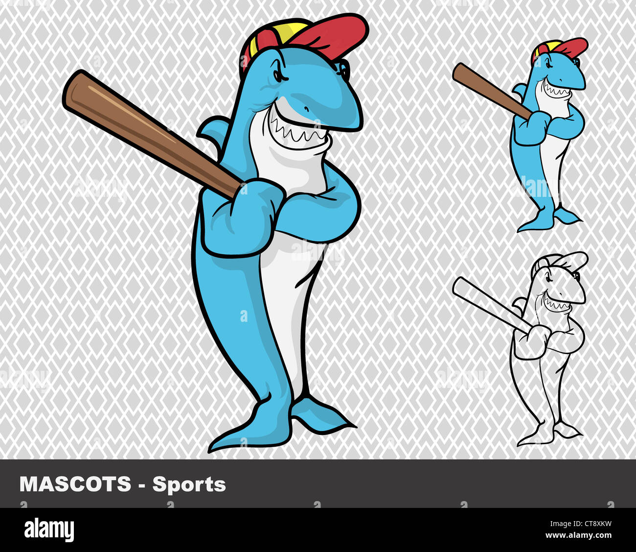 vector sport mascot Stock Photo - Alamy