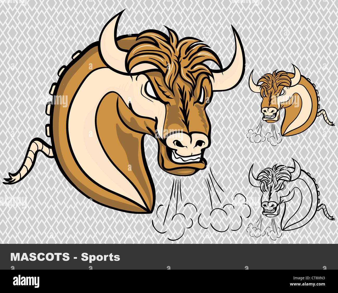 vector sport mascot Stock Photo - Alamy