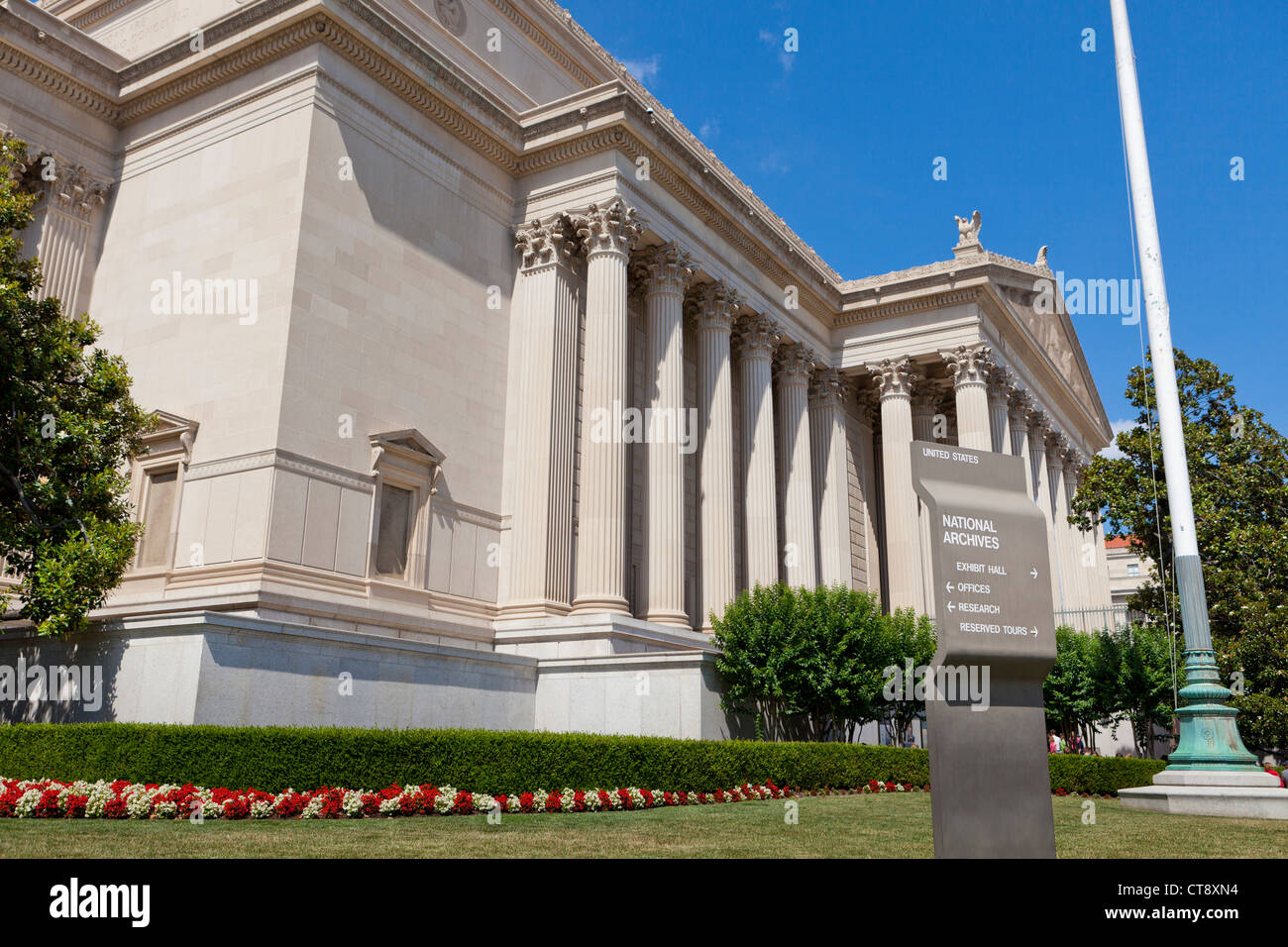 The National Archives building Stock Photo - Alamy