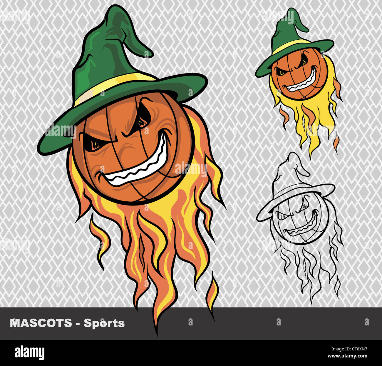 vector sport mascot Stock Photo - Alamy