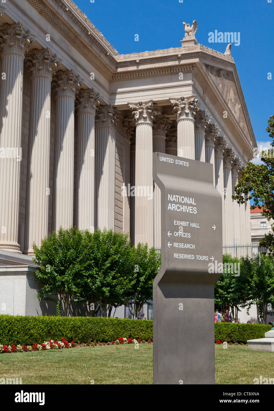 The National Archives building Stock Photo - Alamy