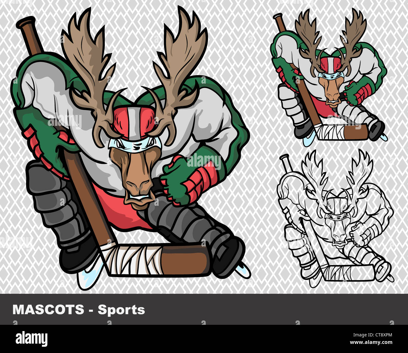 vector sport mascot Stock Photo - Alamy