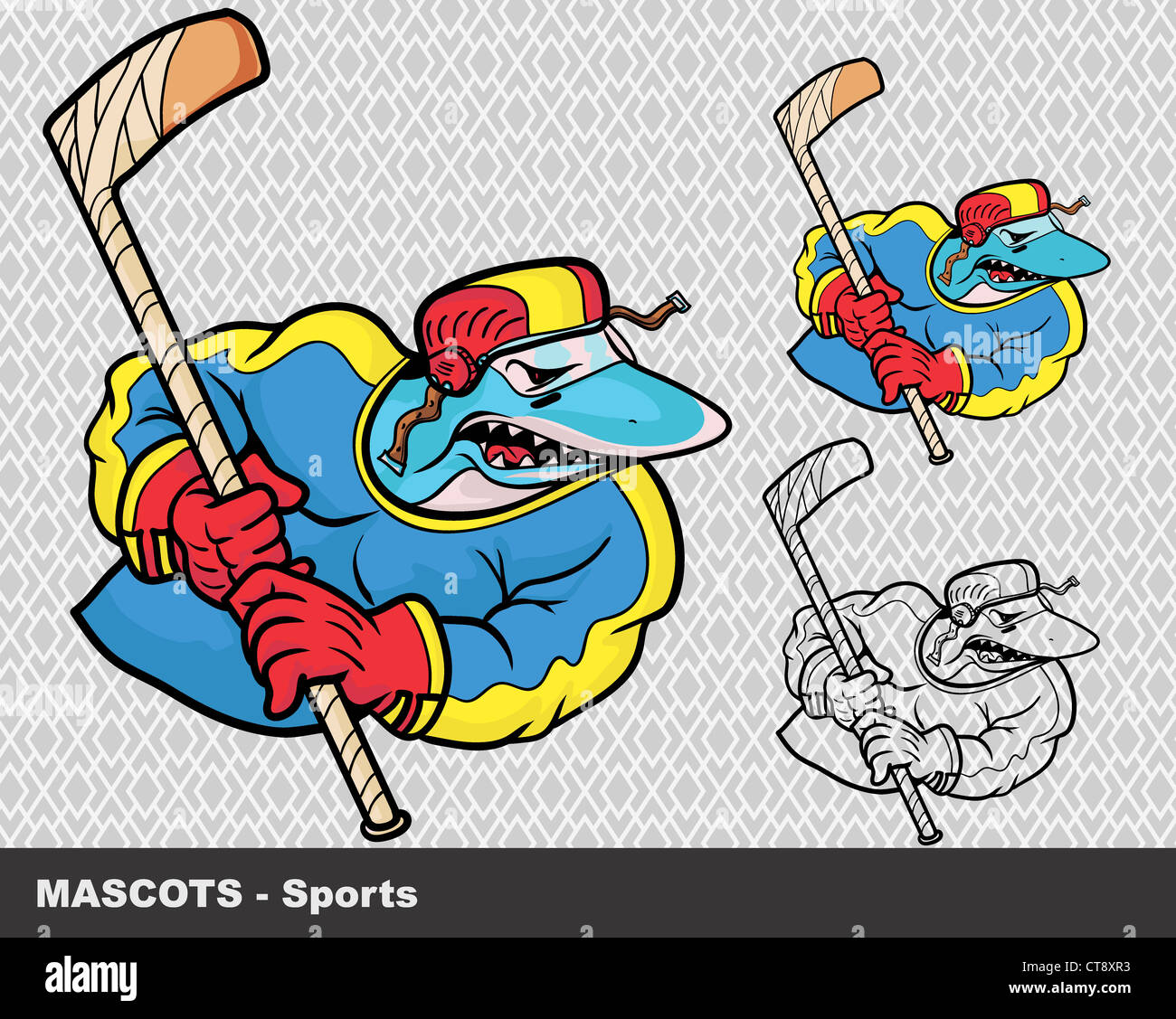 vector sport mascot Stock Photo - Alamy