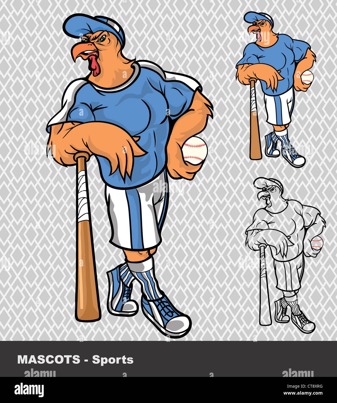 vector sport mascot Stock Photo - Alamy
