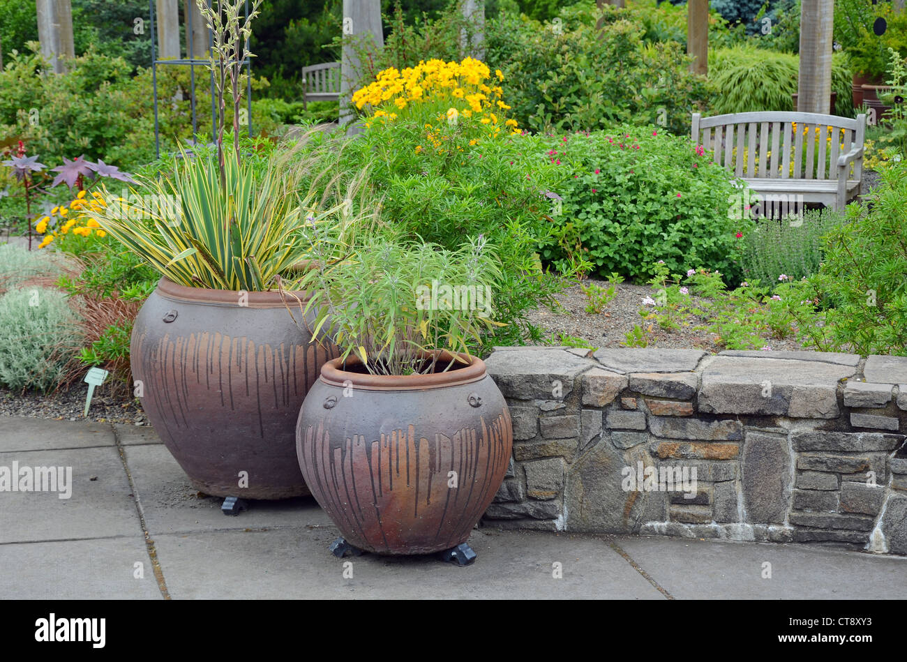Patio planters hi-res stock photography and images - Alamy