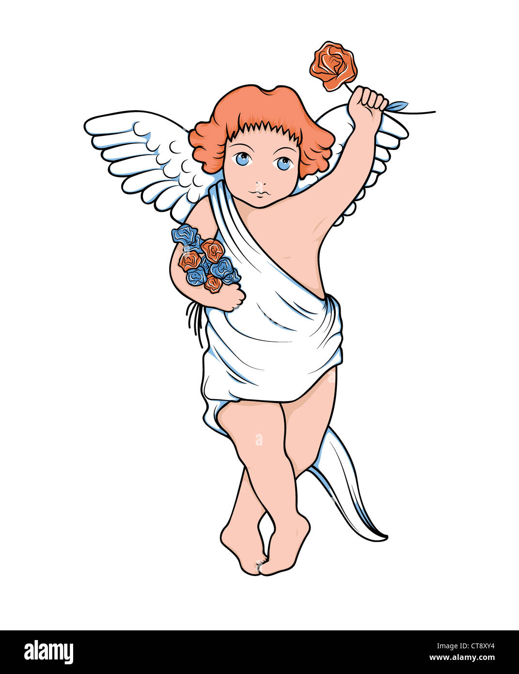 Illustration angel child hi-res stock photography and images - Alamy