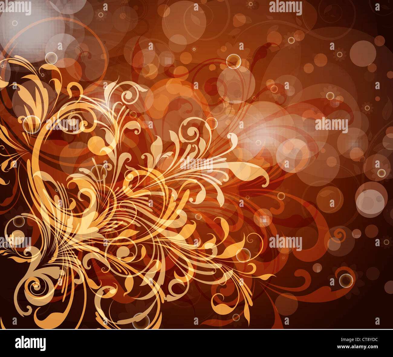 abstract floral background vector illustration Stock Photo - Alamy