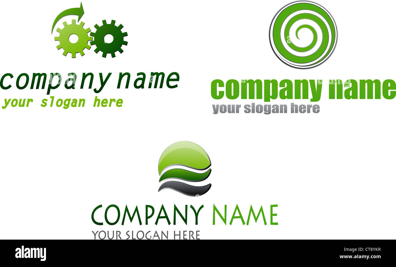 logo vector set Stock Photo - Alamy