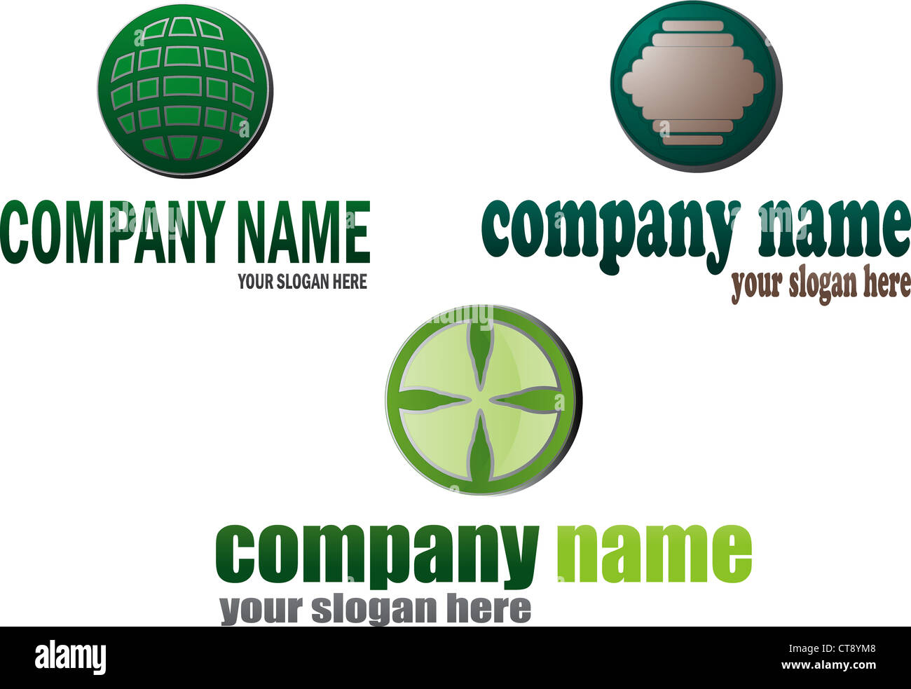 logo vector set Stock Photo - Alamy