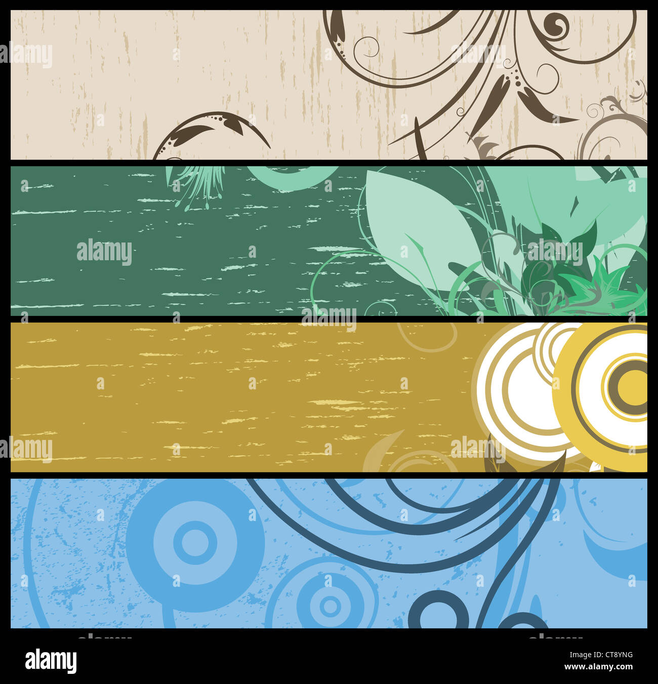 web banners vector set Stock Photo - Alamy