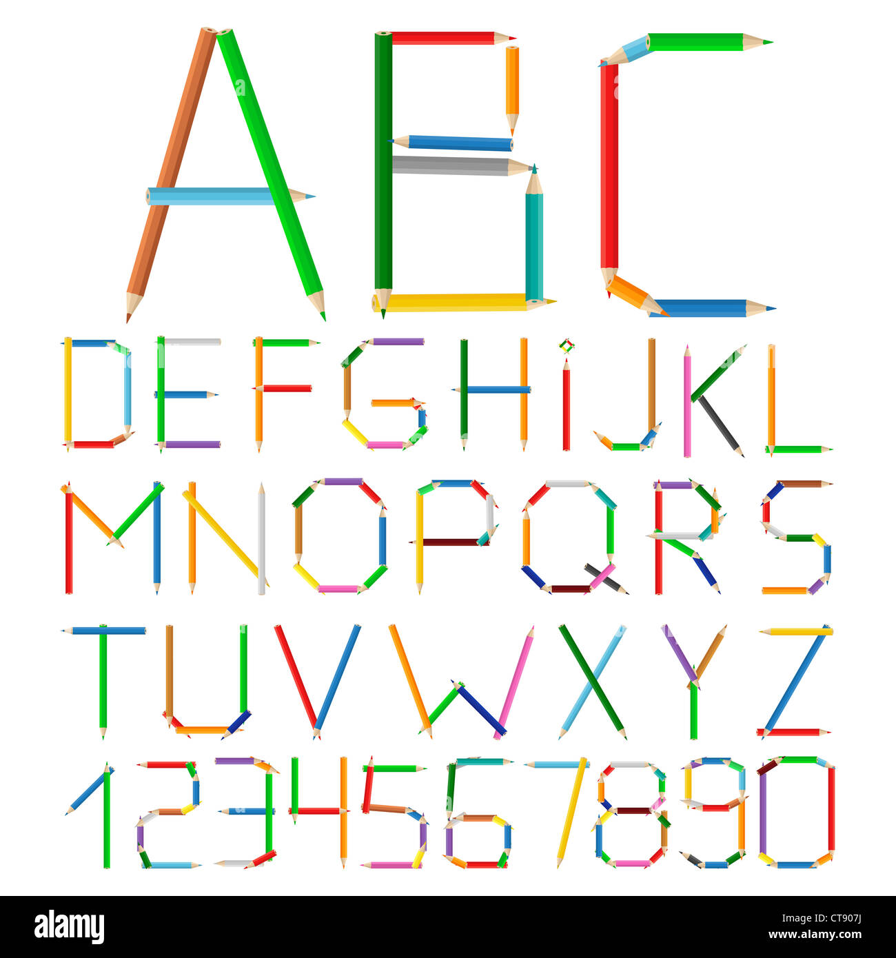 Numeral alphabet hi-res stock photography and images - Alamy