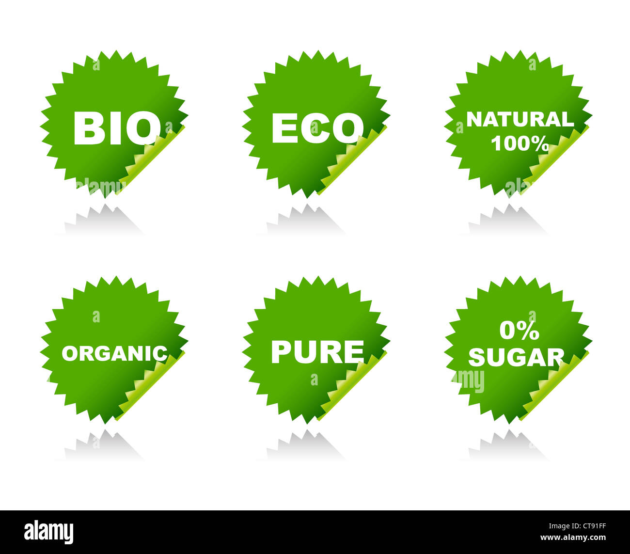 vector environmental stickers Stock Photo - Alamy