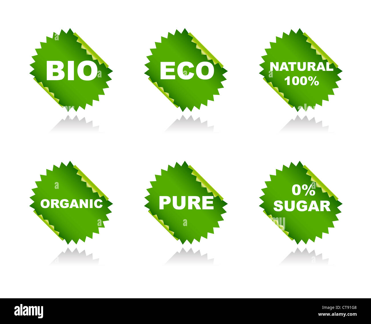vector environmental stickers Stock Photo - Alamy
