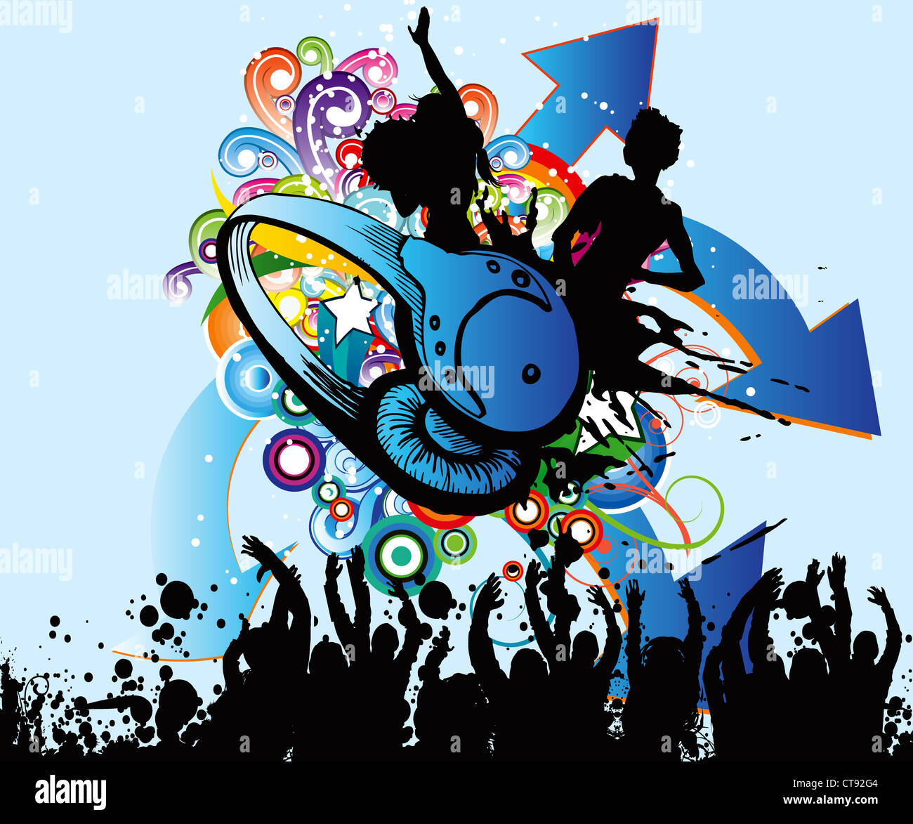 Music illustration hi-res stock photography and images - Alamy