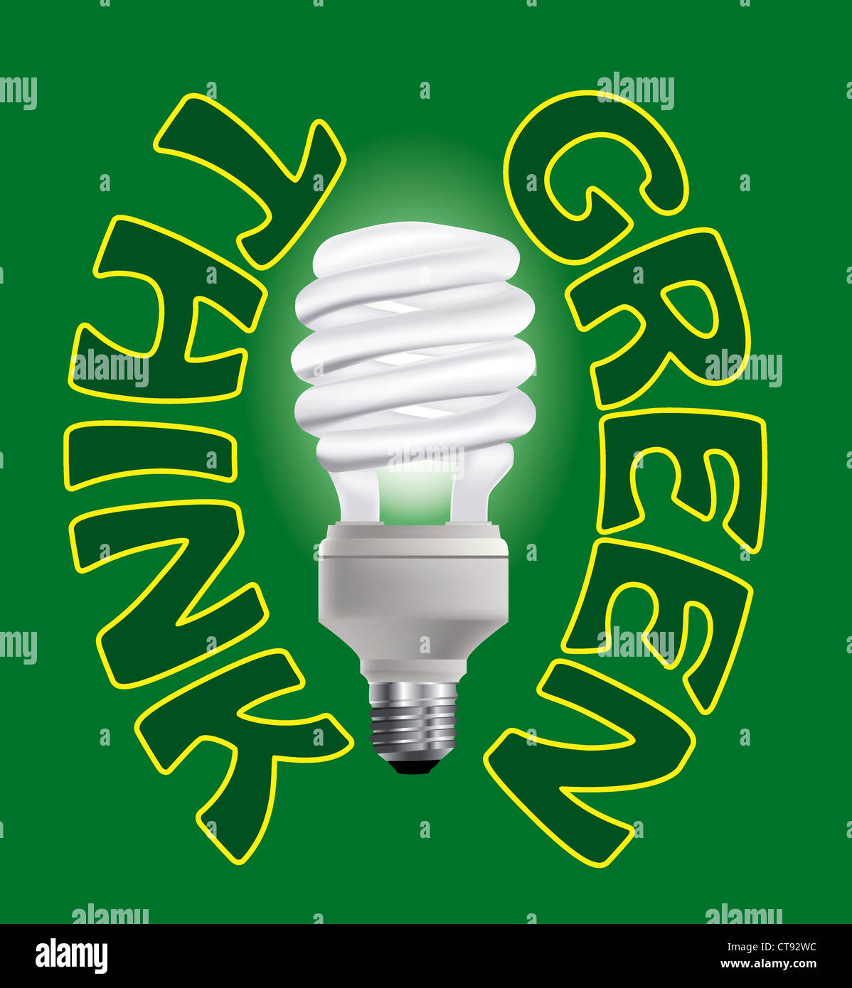 vector environmental light bulb Stock Photo - Alamy