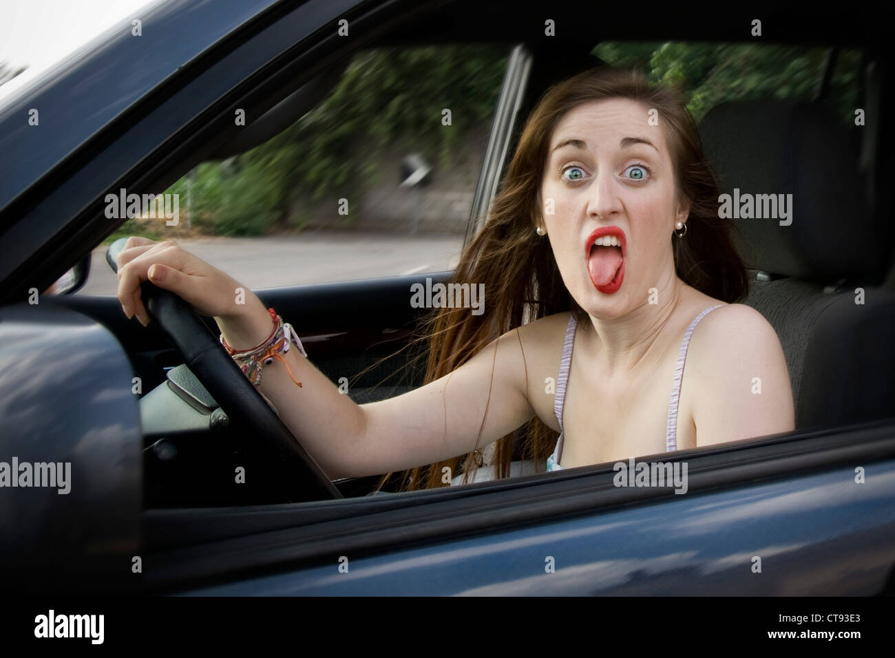 Car tongue hi-res stock photography and images - Alamy