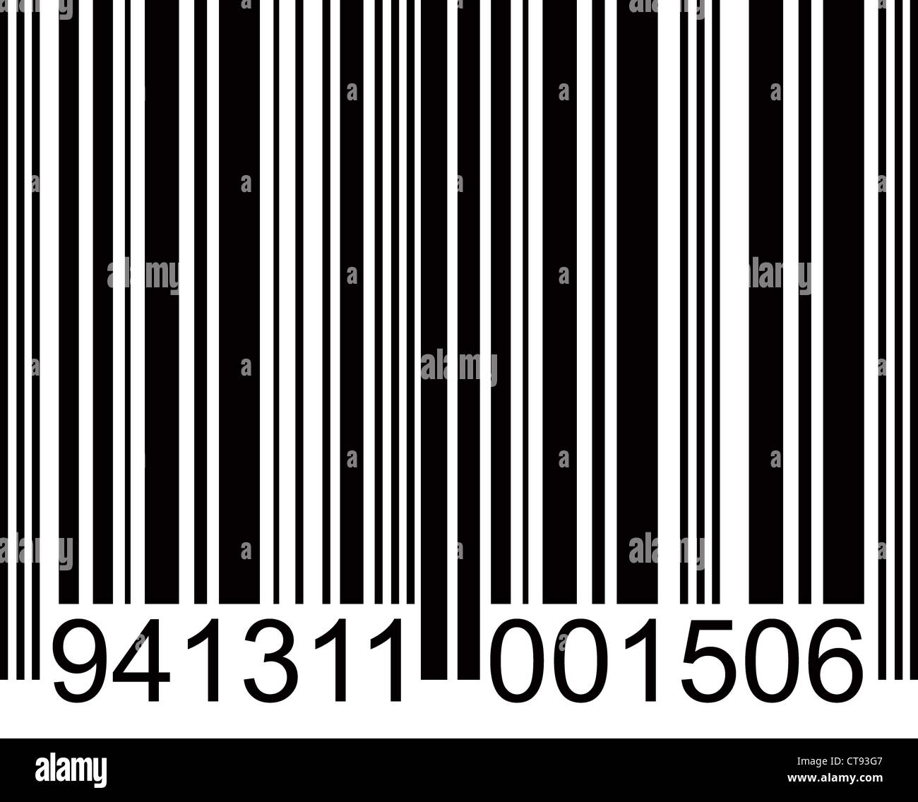 abstract illustrtion of a bar code for design Stock Photo - Alamy