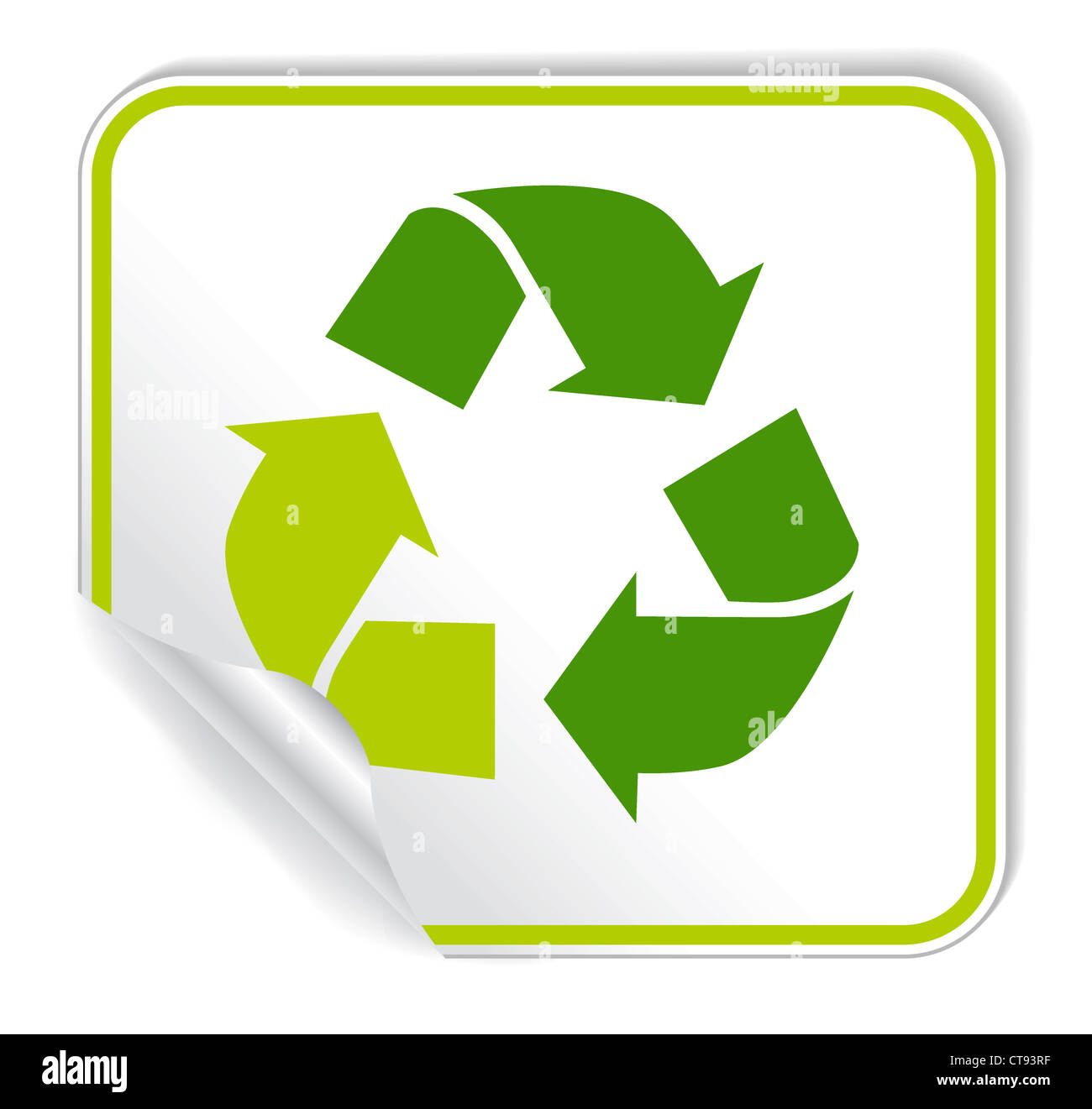 vector environmental sticker Stock Photo - Alamy