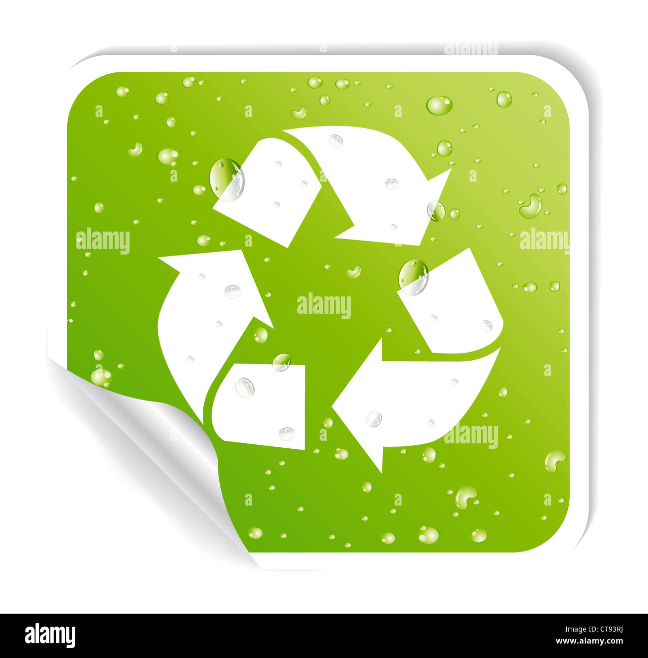 vector environmental sticker Stock Photo - Alamy