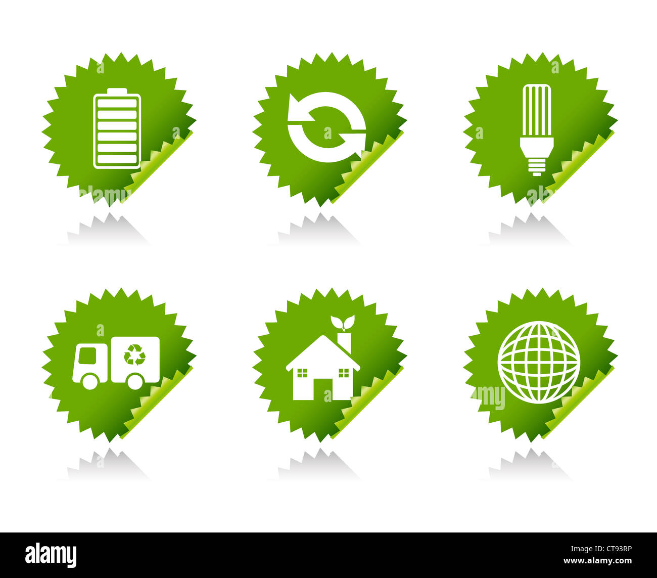 vector environmental stickers Stock Photo - Alamy