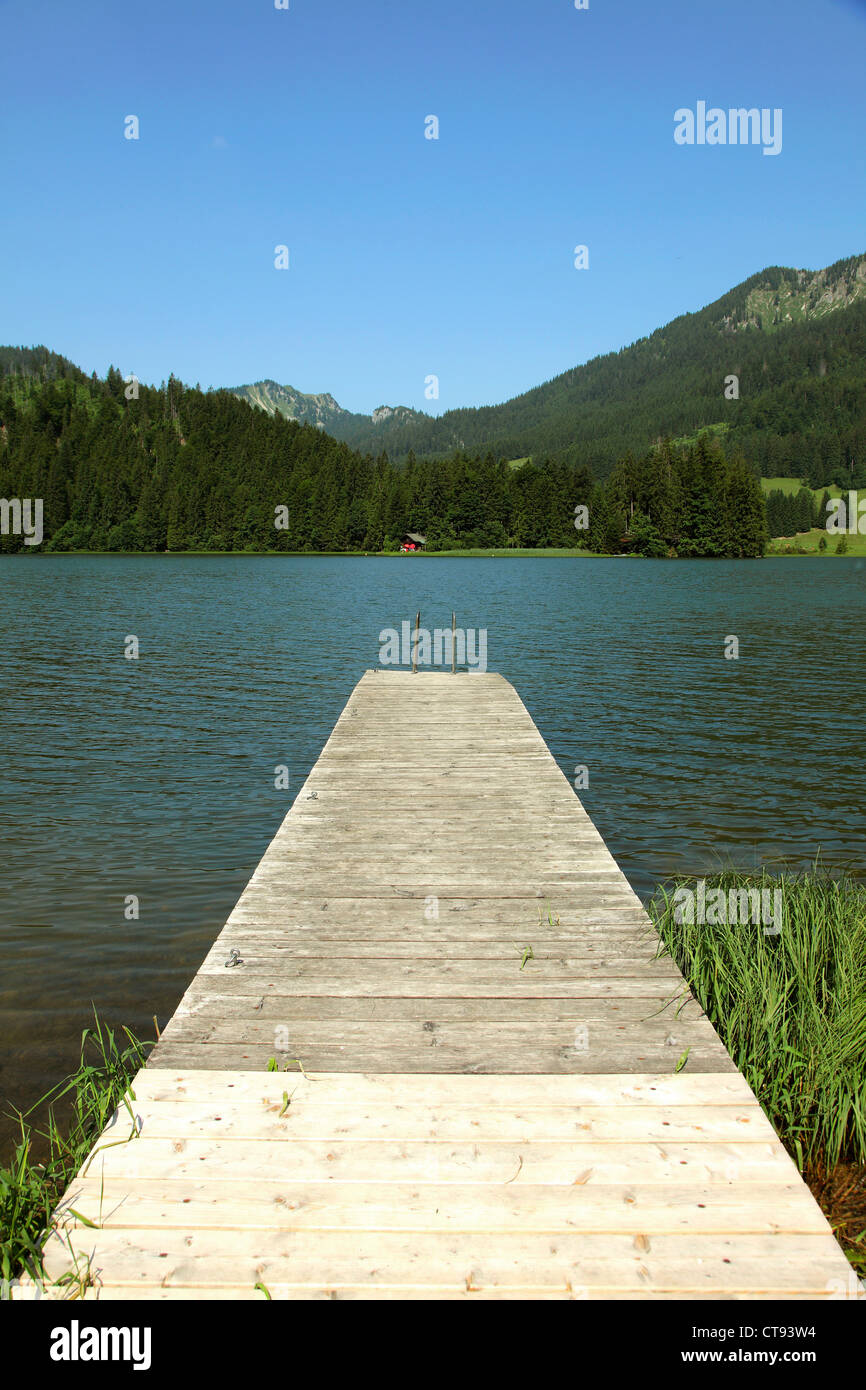 Spitzingsee lake. An alpine lake in the Bavarian alps Stock Photo - Alamy
