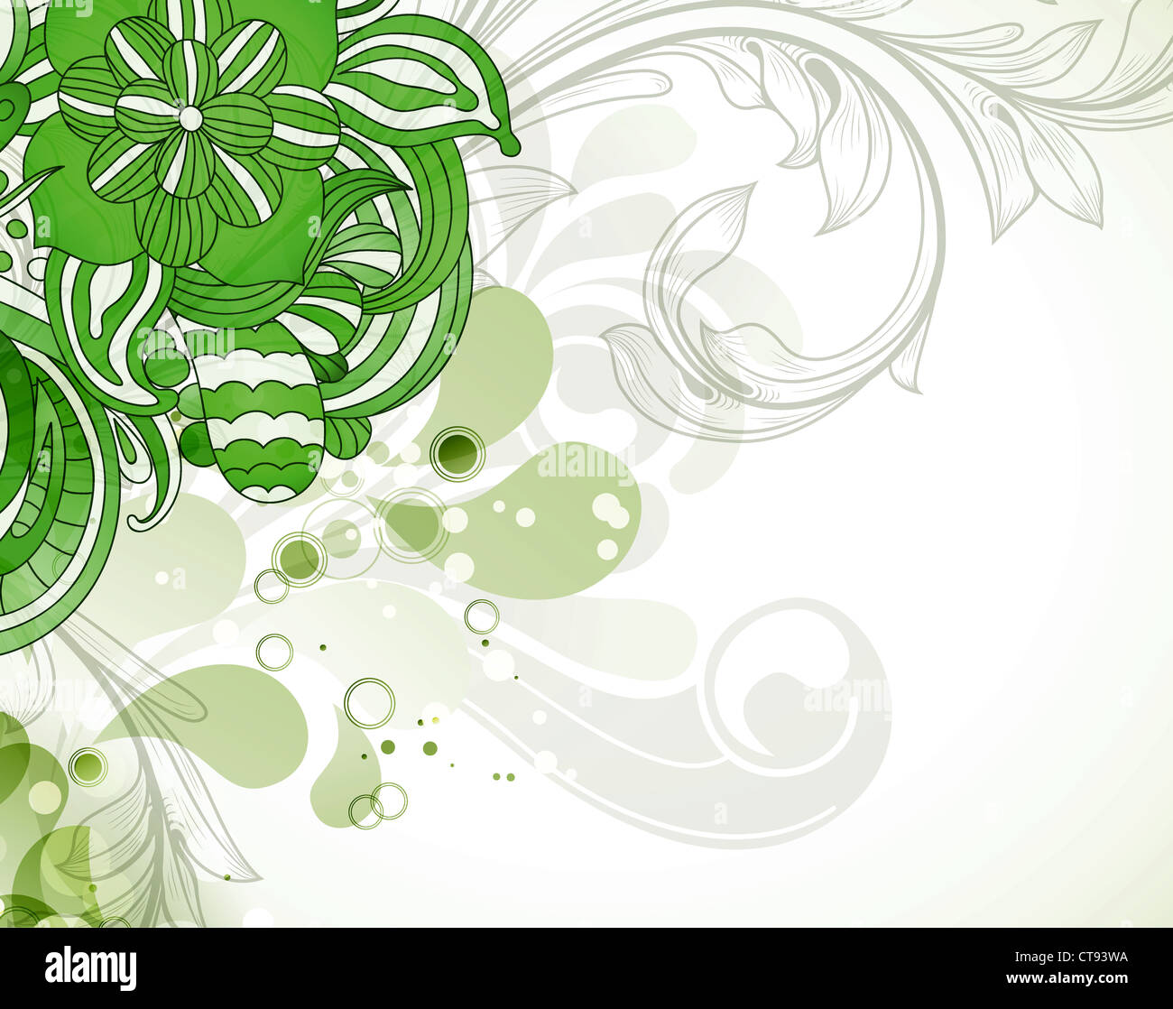 vector colorful floral background Stock Photo - Alamy