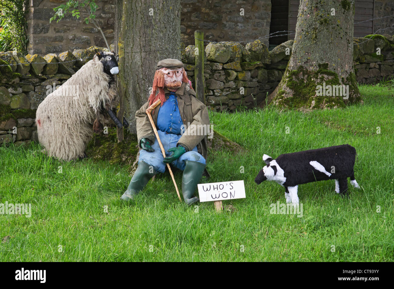 Shepherd + dog + sheep. characters re-created as an entry in a ...