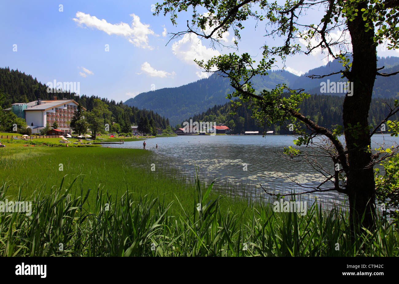 Spitzingsee lake. An alpine lake in the Bavarian alps Stock Photo - Alamy