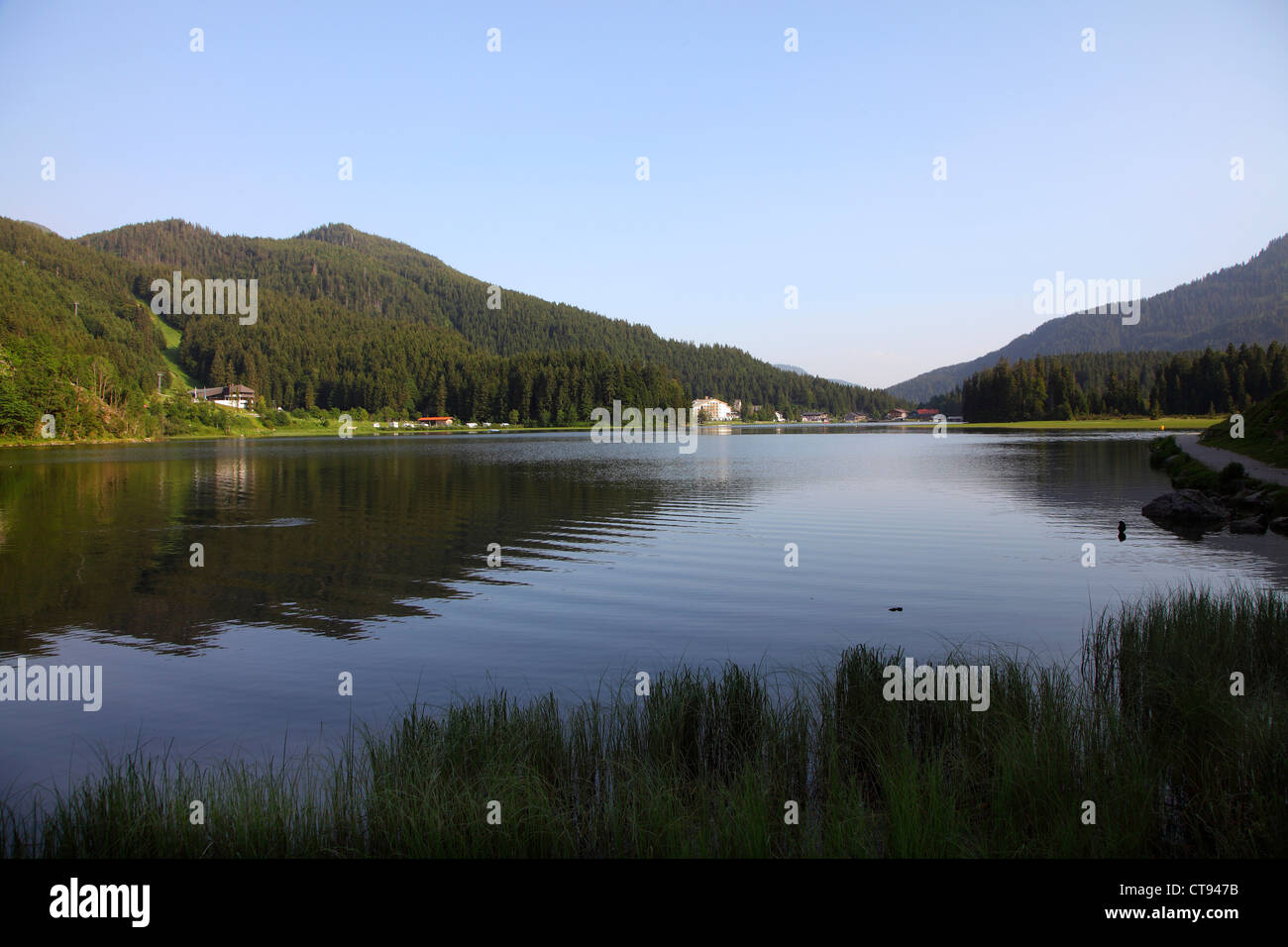Spitzingsee lake. An alpine lake in the Bavarian alps Stock Photo - Alamy