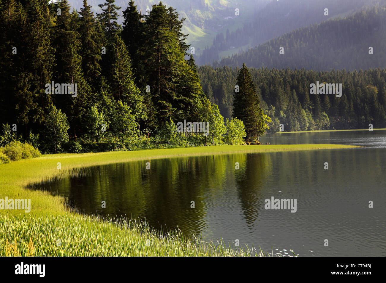 Spitzingsee lake. An alpine lake in the Bavarian alps Stock Photo - Alamy