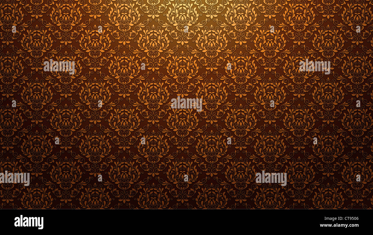 vector vintage damask wallpaper Stock Photo - Alamy