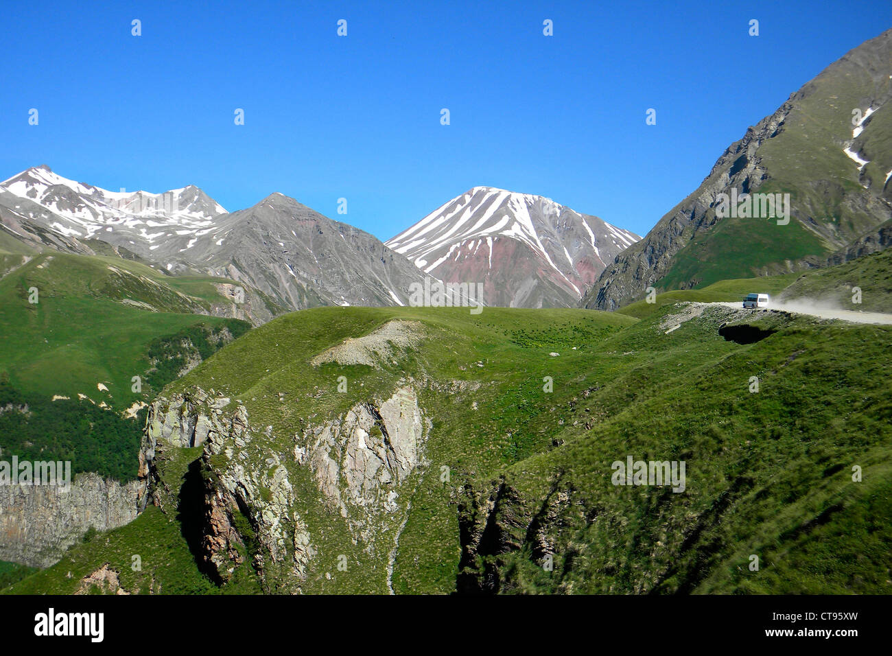 Georgia, Jvari pass Stock Photo - Alamy