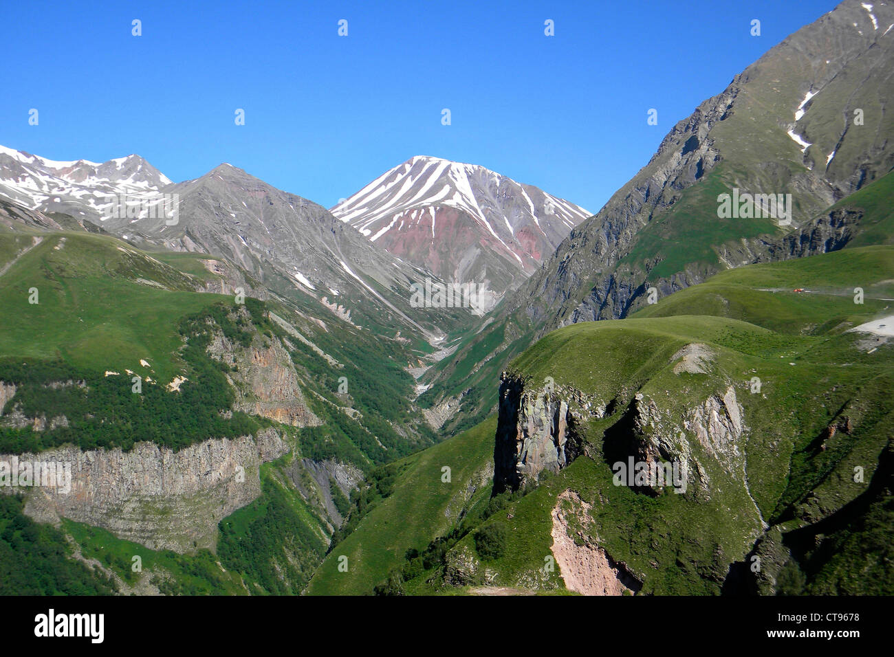 Georgia, Jvari pass Stock Photo - Alamy