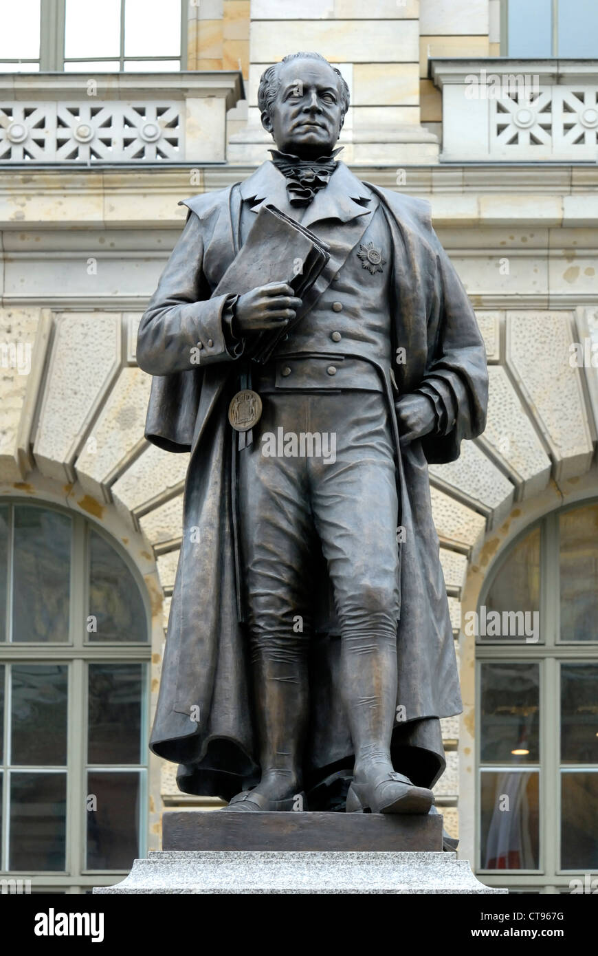 Berlin, Germany. Statue of Karl August von Hardenberg (1750-1822 ...
