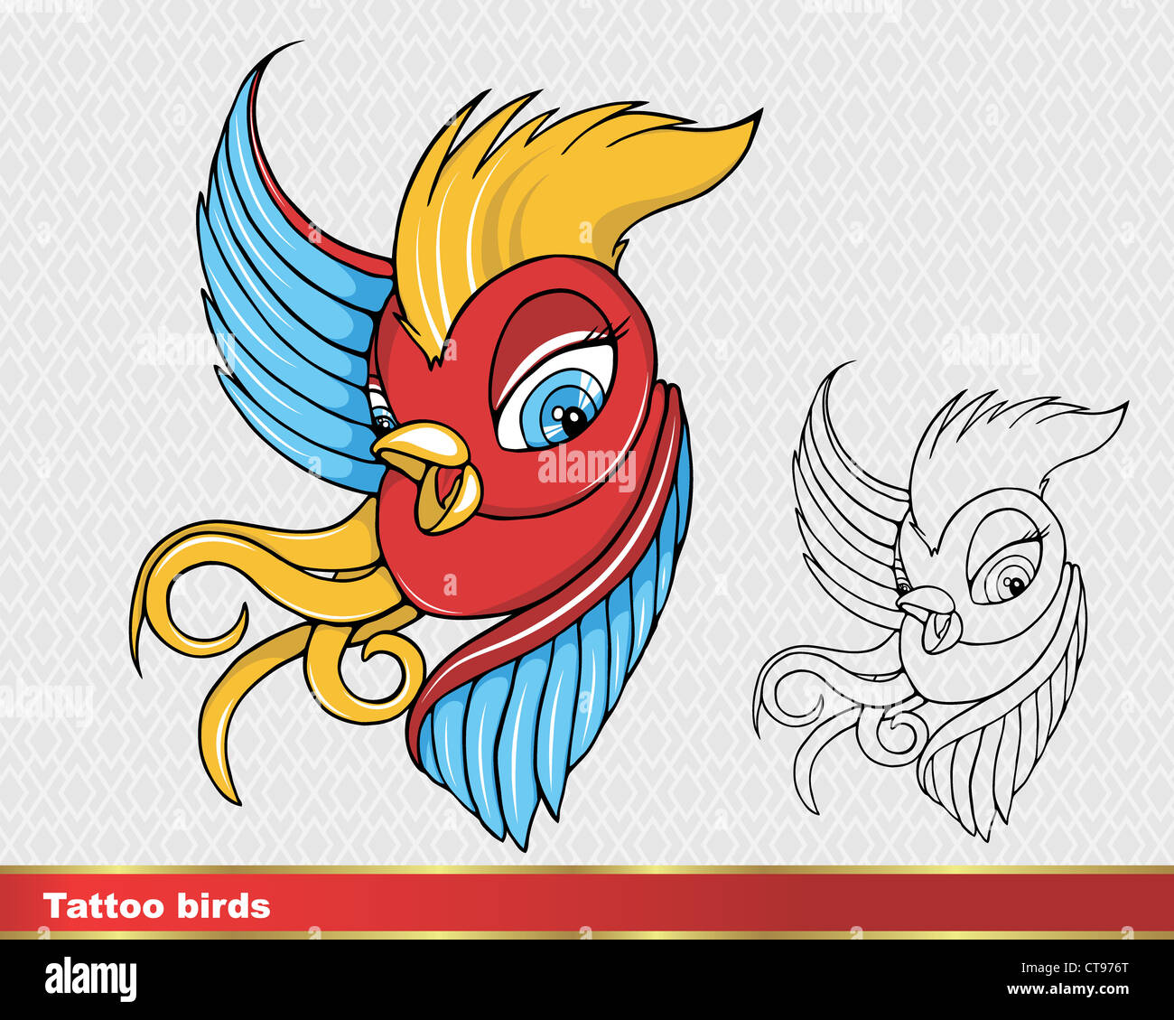 vector abstract bird Stock Photo - Alamy