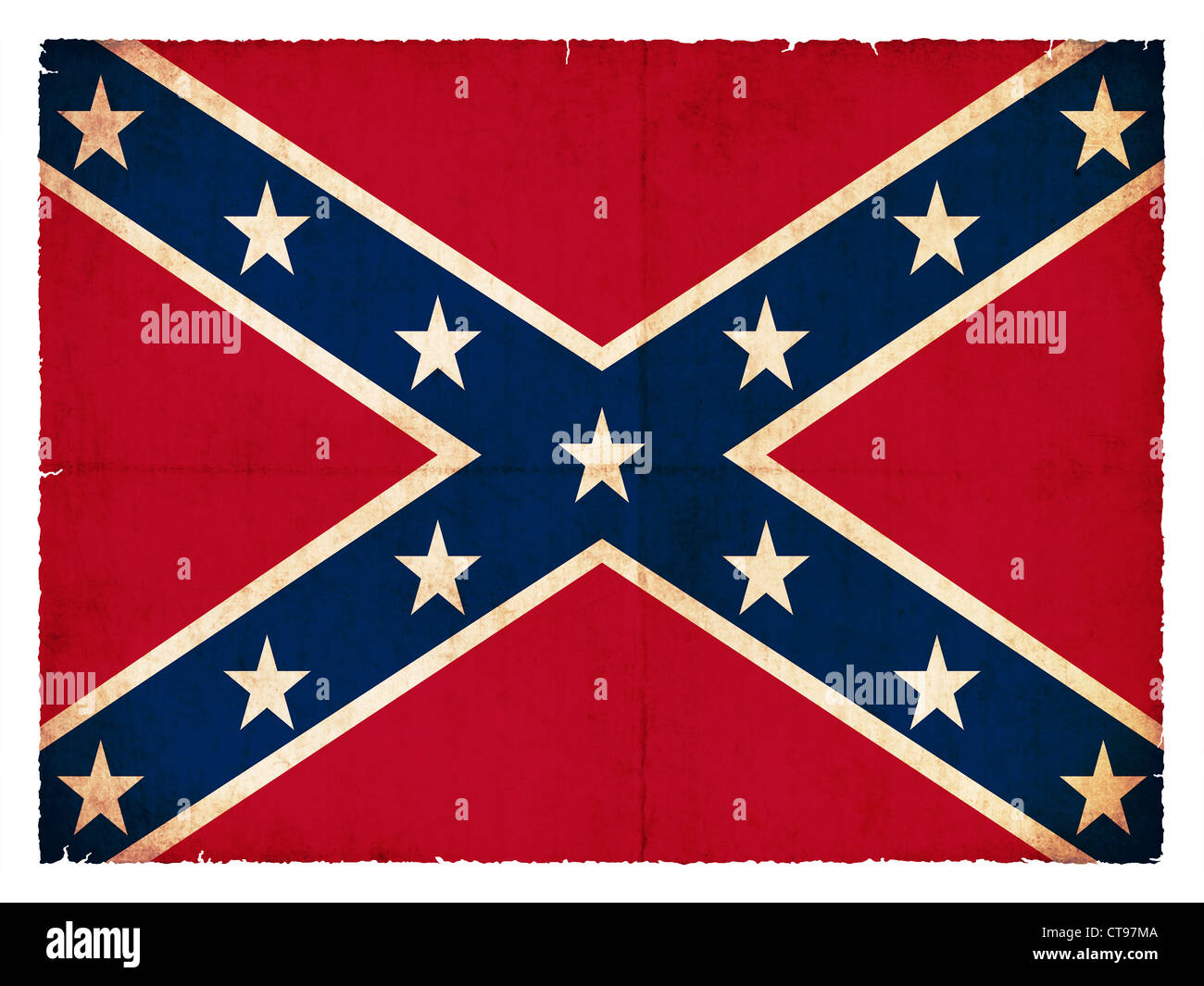 Historic flag in old Cut Out Stock Images & Pictures - Alamy