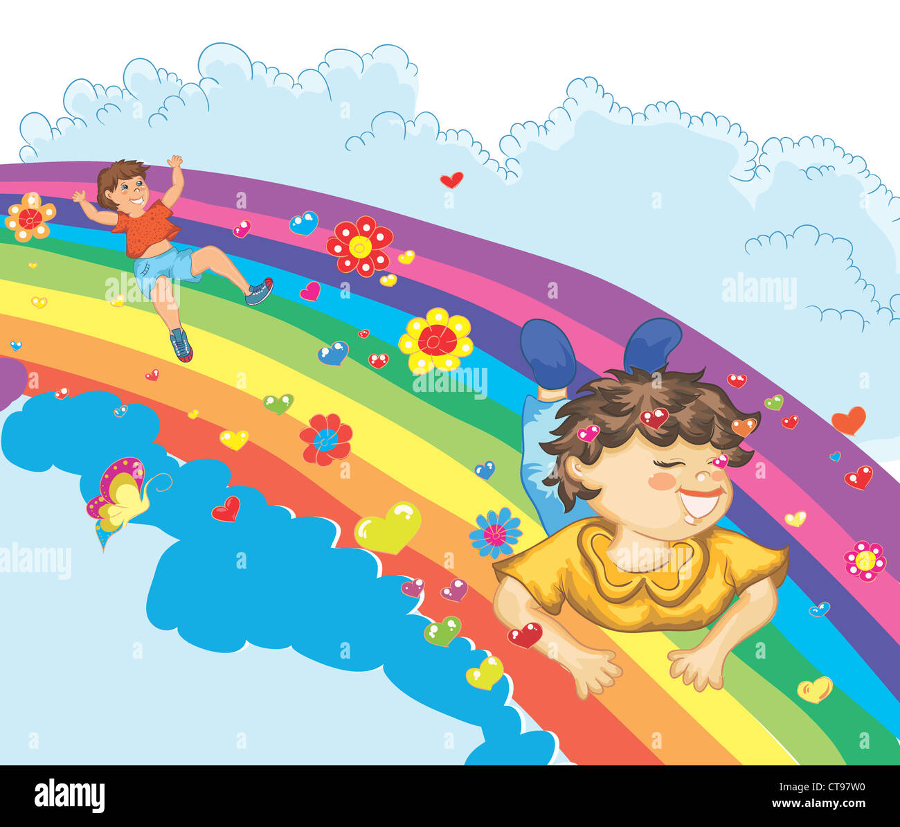 cartoon background vector background Stock Photo - Alamy