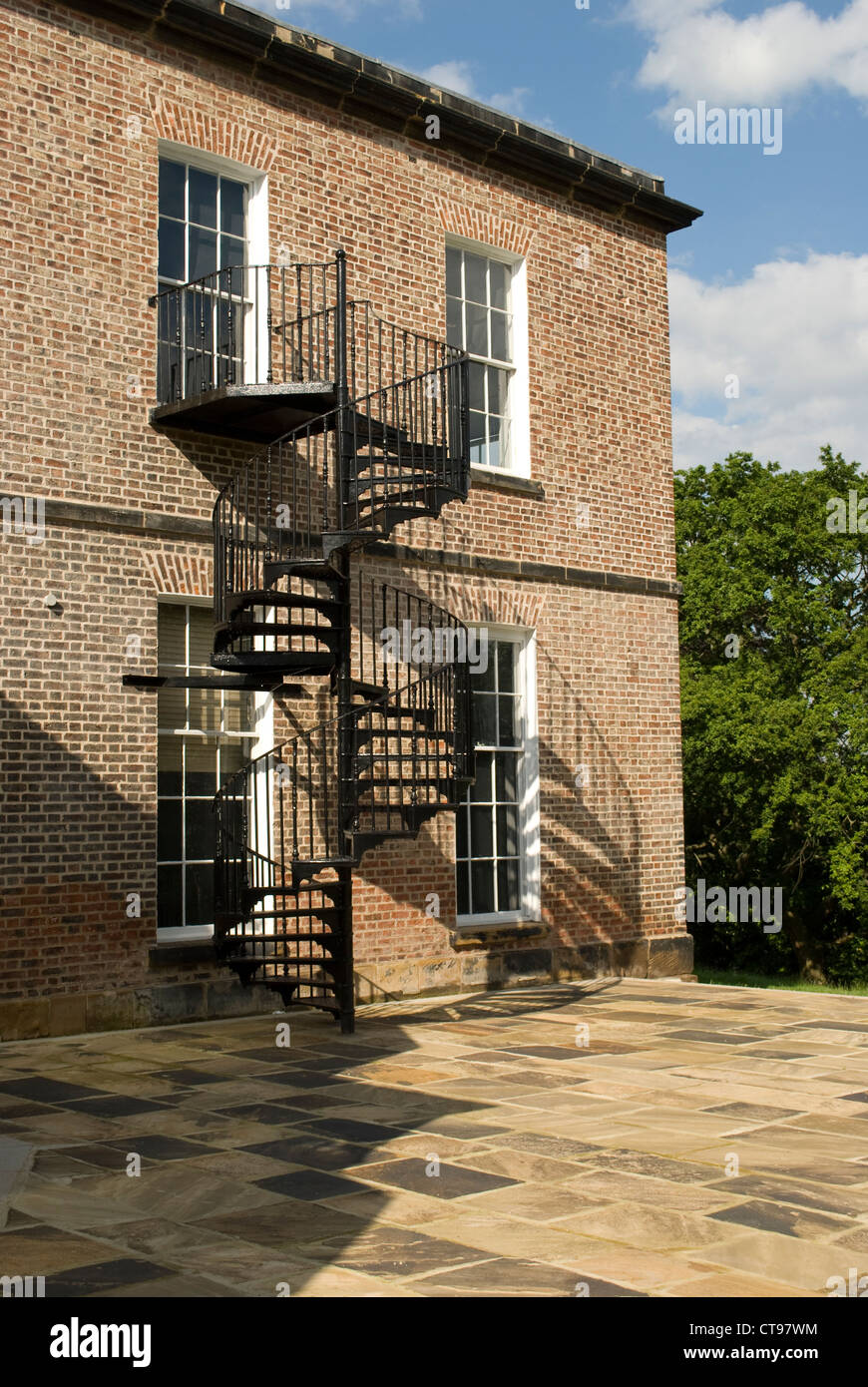 Fire escape stair hi-res stock photography and images - Alamy