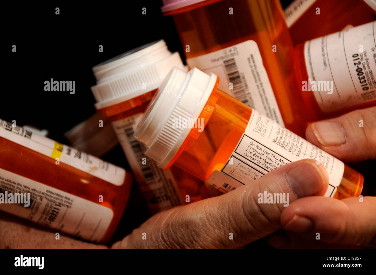 Medications taken by a patient with chronic illness Stock Photo - Alamy