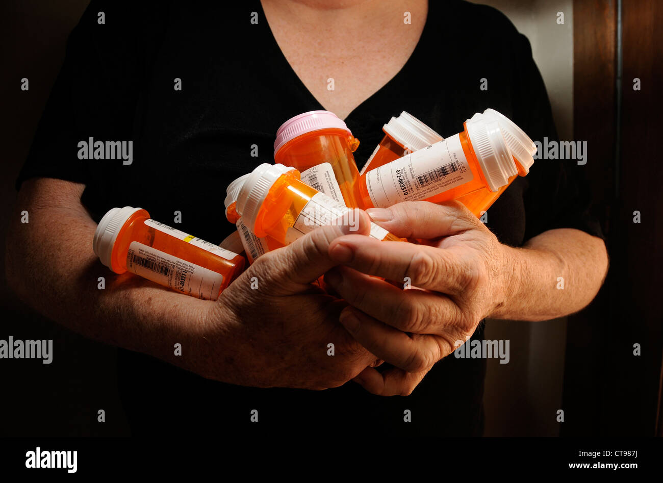Medications taken by a patient with chronic illness Stock Photo - Alamy
