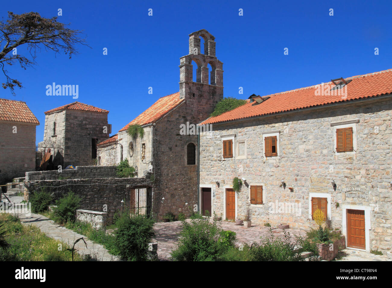 Montenegro Budva, Santa Maria in Punta church Stock Photo - Alamy