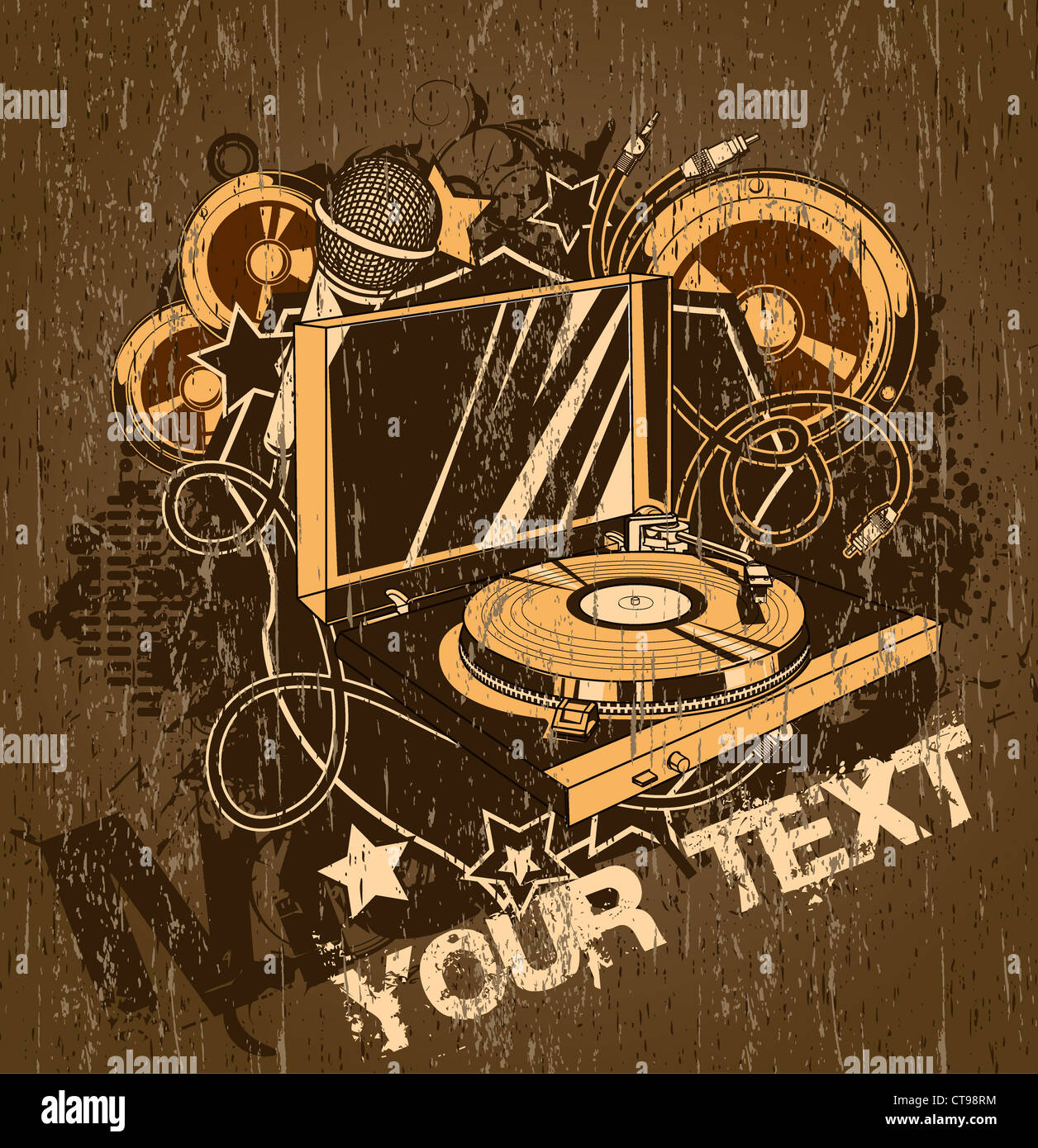 Concert illustration hi-res stock photography and images - Alamy