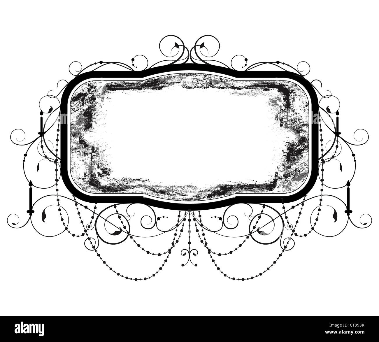 grunge label vector illustration Stock Photo - Alamy
