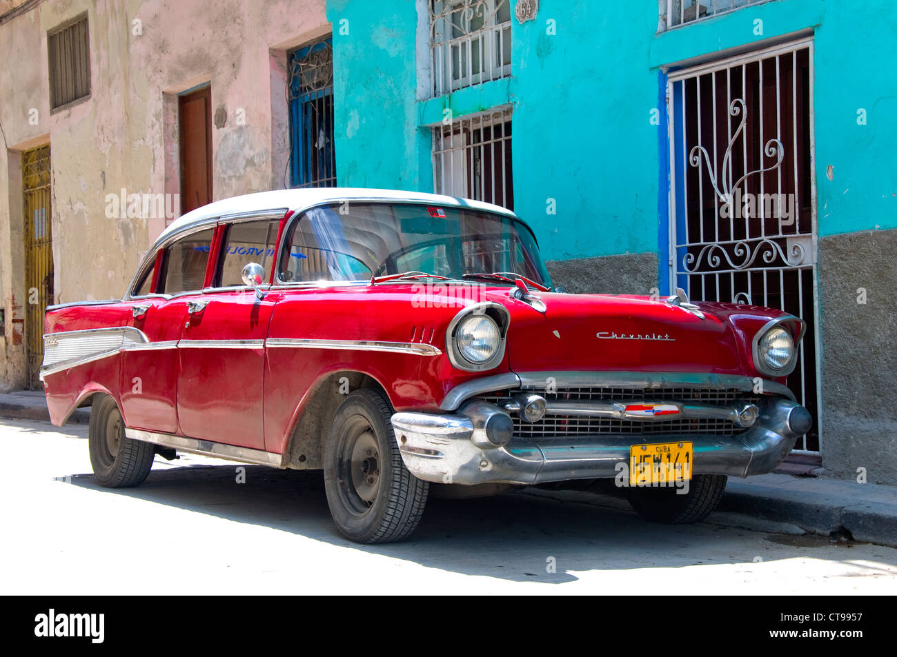 Vintage Chevrolet Car, La Havana, Cuba Stock Photo - Alamy