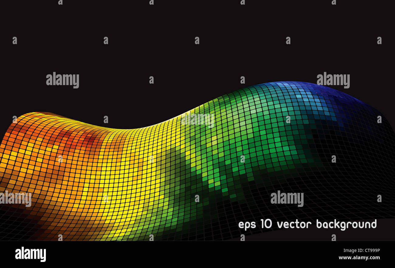 vector colorful waves background Stock Photo - Alamy