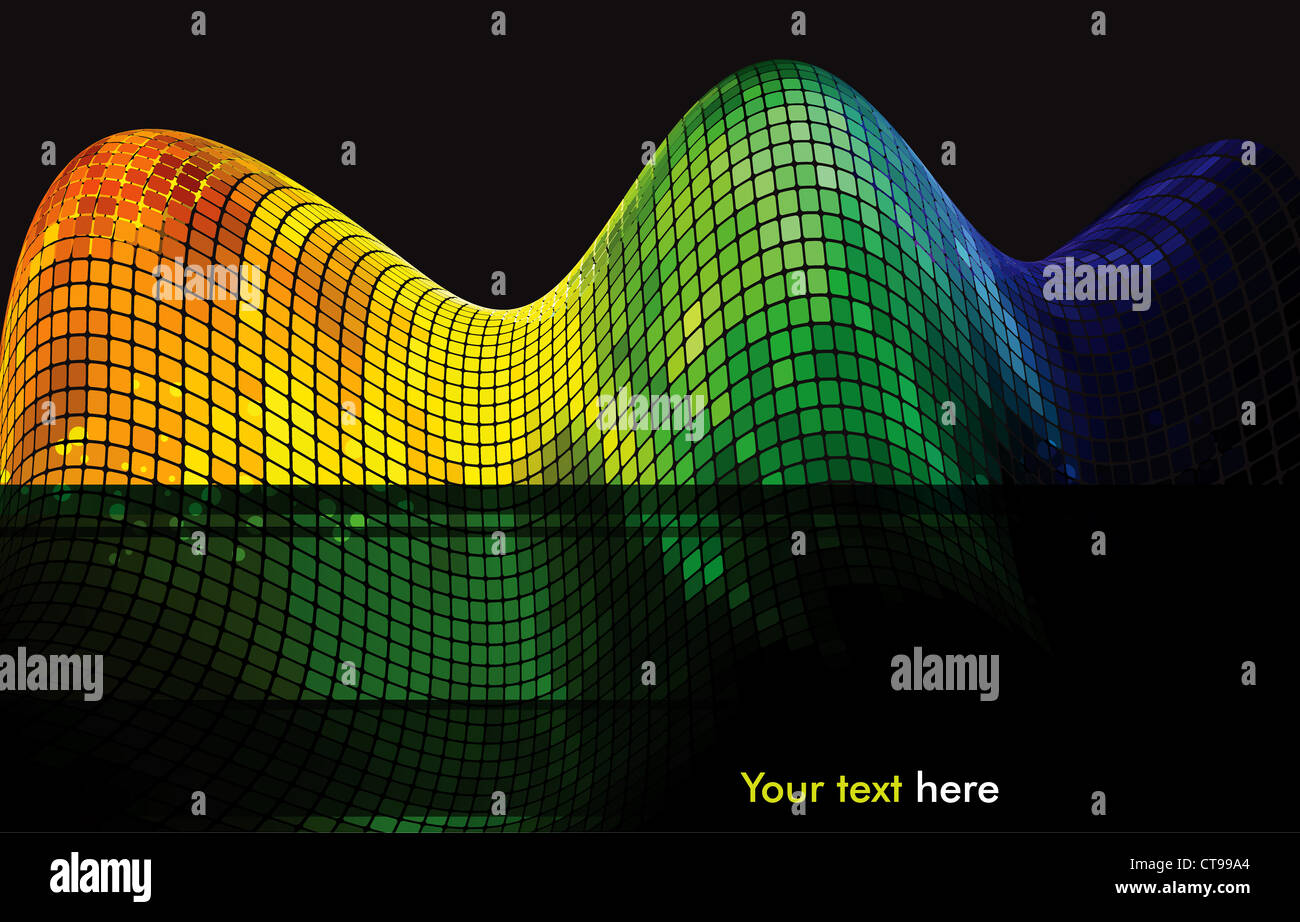 vector colorful waves background Stock Photo - Alamy