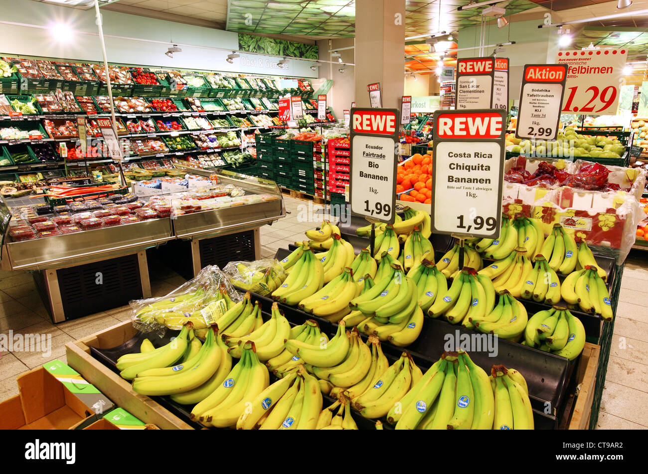 Self -service Supermarket, shelf, rack with different products, foods ... Self -service Supermarket, shelf, rack with different products, foods ...