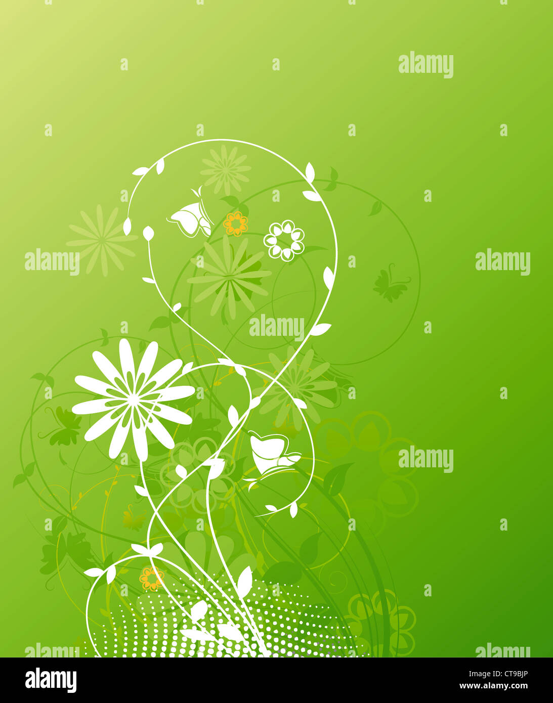 vector spring floral background Stock Photo - Alamy