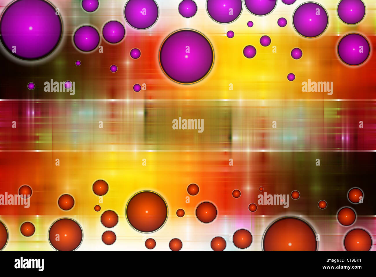 Futuristic background design with circle objects Stock Photo - Alamy